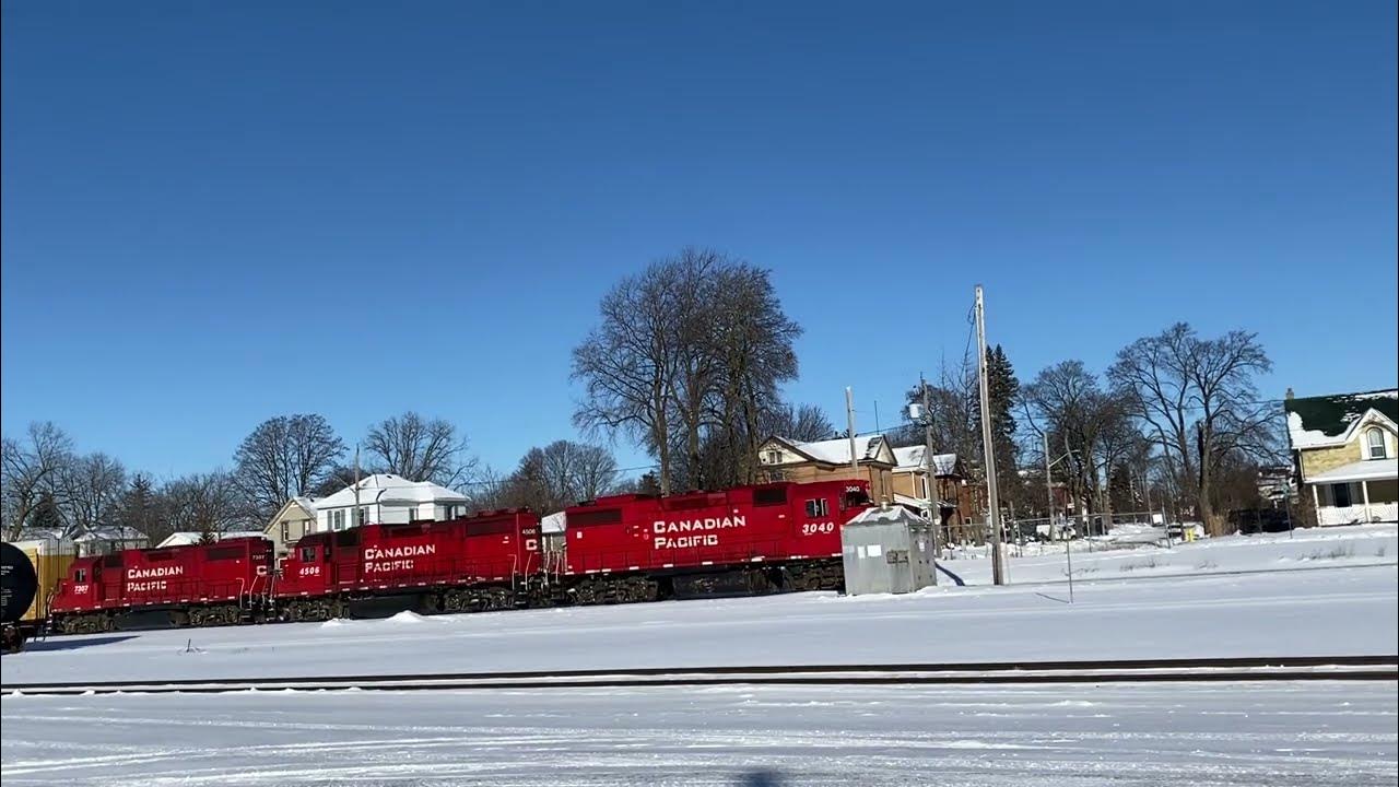 CP H72 - CP 3040 East at Galt (February 03 2023) - YouTube