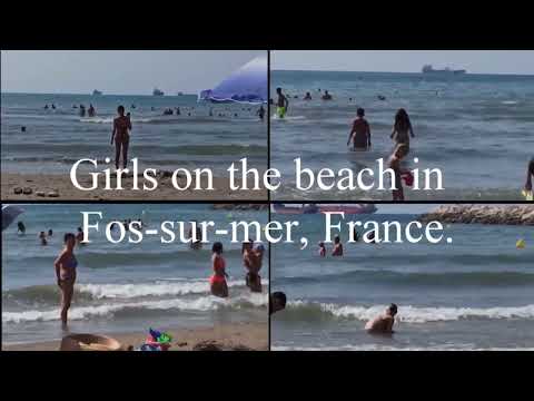 France Fos-sur-mer Girls on the beach #france #southernfrance #beaches #beachbody #bikini