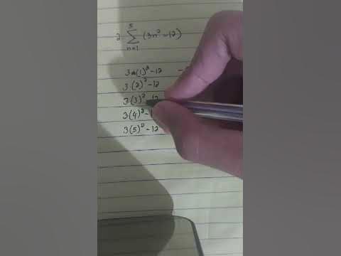 WRITING AND EVALUATING SUMS OF SIGMA NOTATION - YouTube