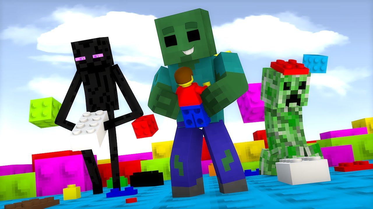Minecraft : BRINCANDO COM LEGO - Escola Monstro Férias #06 | Monster ...