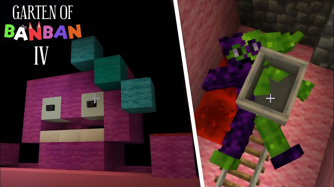 [FULL GAMEPLAY] GARTEN OF BANBAN 4 MAP FOR MINECRAFT PE/BE - YouTube