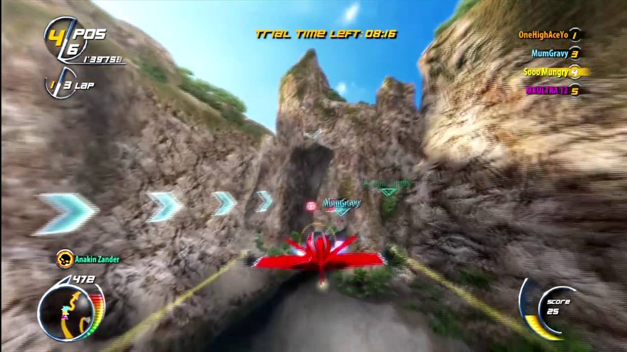 SkyDrift Multiplayer Race Live Commentary - Xbox Live Arcade (XBLA ...