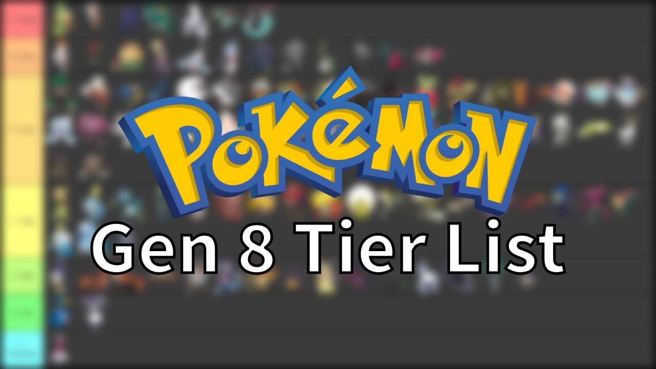 Pokemon Generation 8 Tier List - YouTube