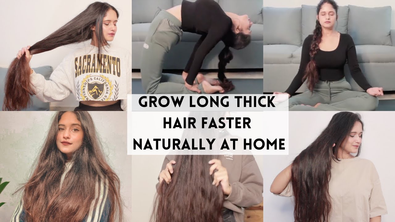 Natural ways to Grow LONG & Thick Hair Prevent hairfall & thinning 💁‍♀️ ...