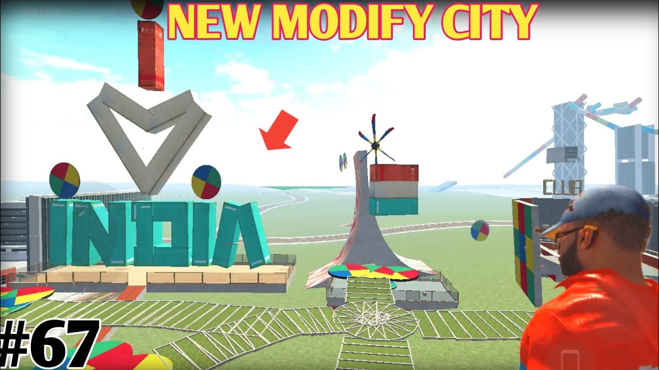 NEW MODIFY CITY 🏙️//INDIAN BIKE DRIVING 3D/NEW AIRPORT+CLUB+FLYING ...