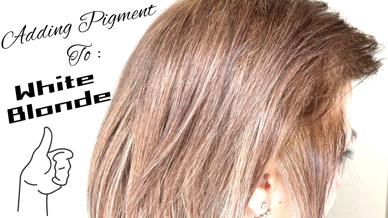 HOW TO: ADD PIGMENT BACK INTO WHITE HAIR!! - YouTube
