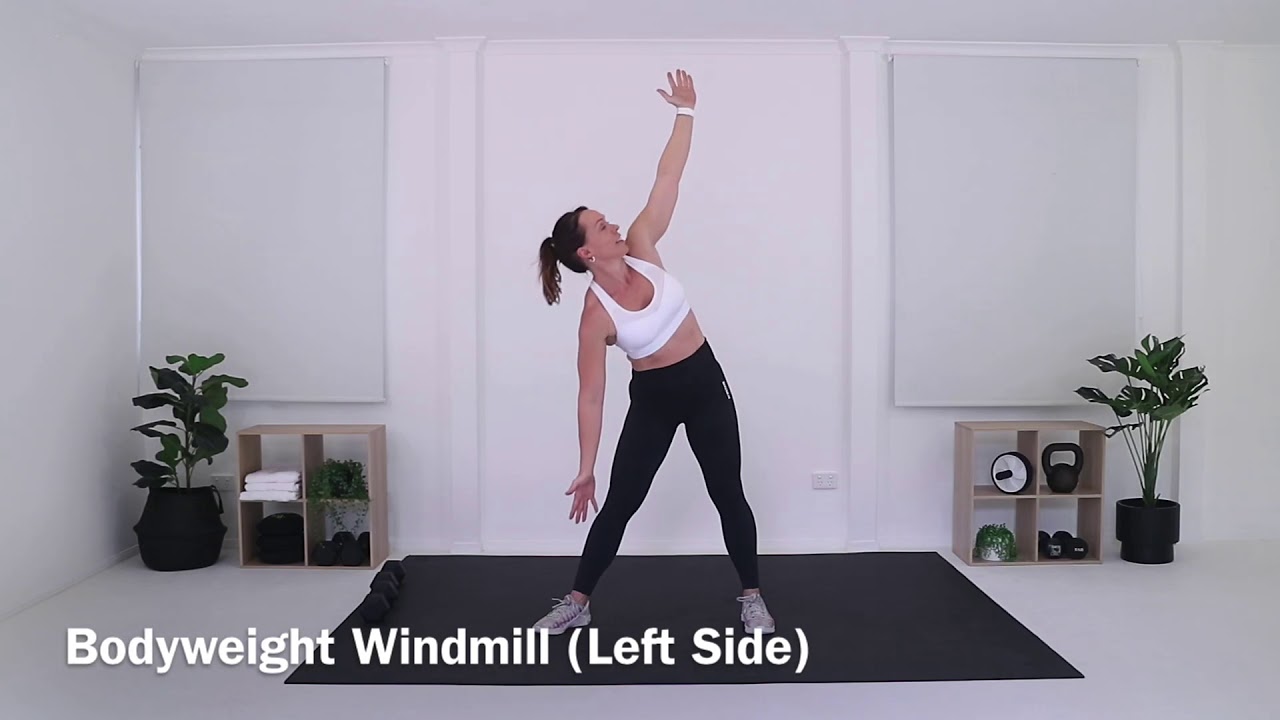 Bodyweight Windmill (Left Side) - YouTube