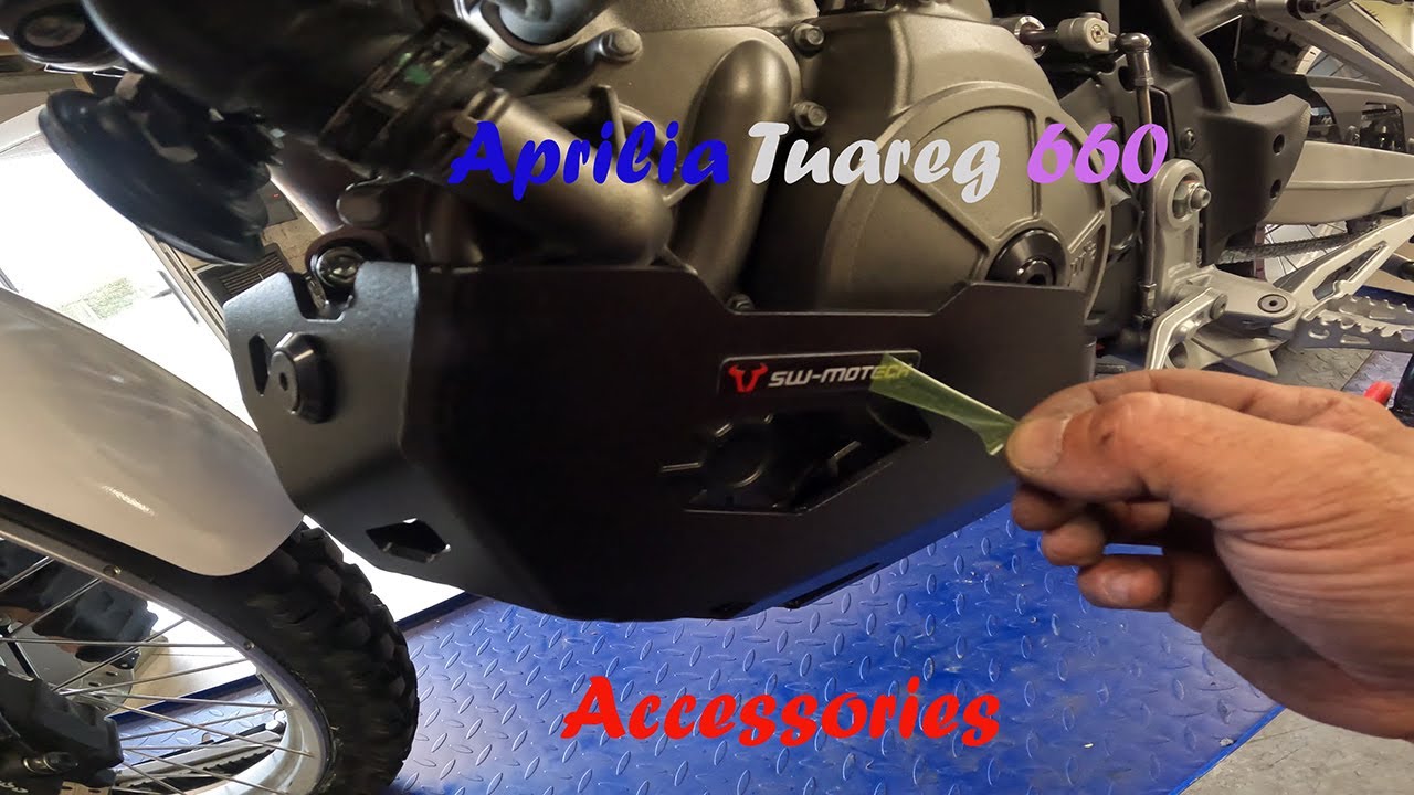 Sw Motech for my Aprilia Tuareg - YouTube