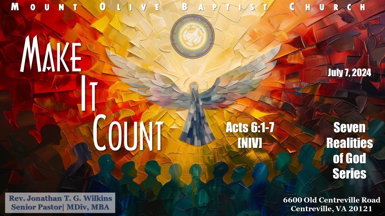 Mount Olive Baptist Church Centreville, VA | Rev. Jonathan T.G. Wilkins ...