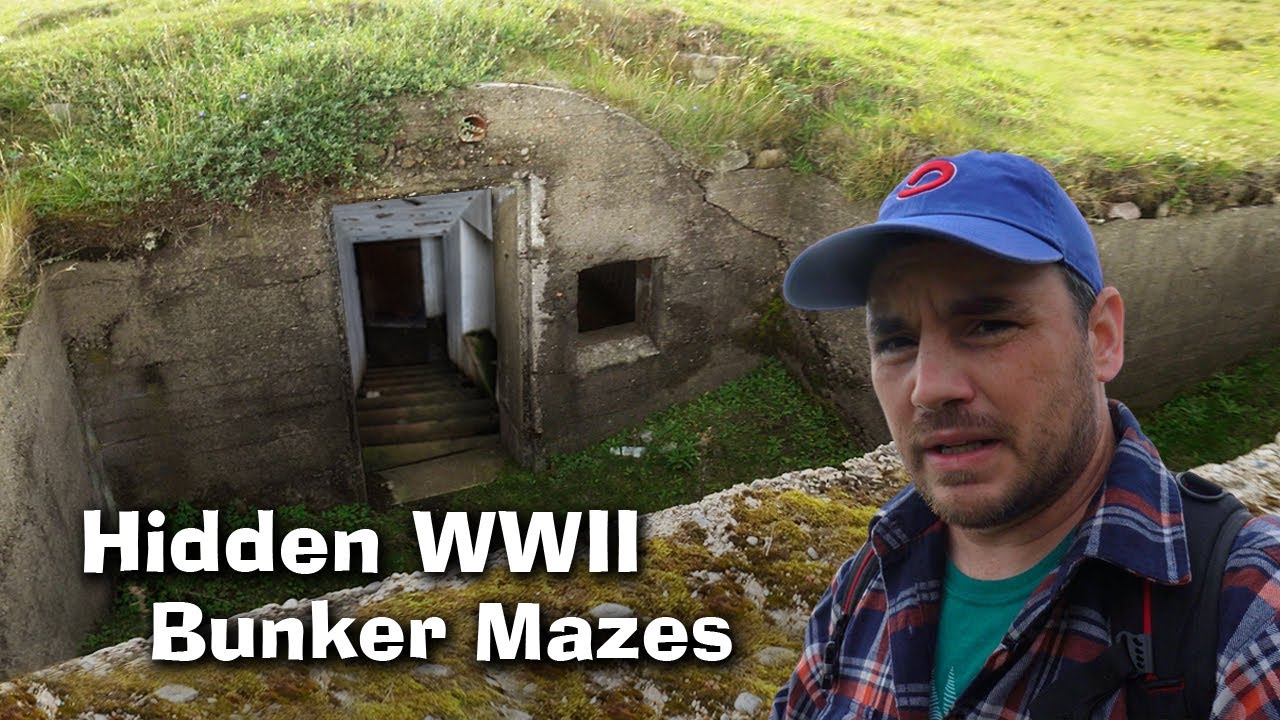 Newly Discovered Underground WWII Structures - YouTube