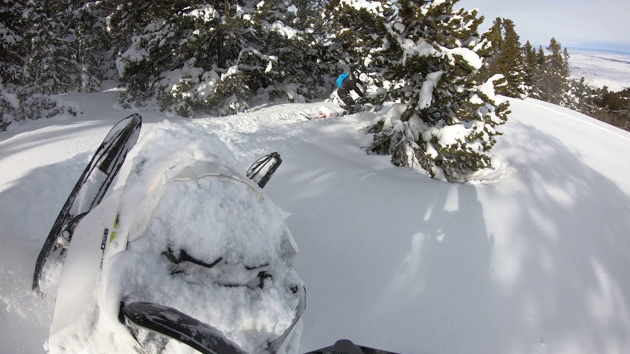 GoPro: Snowmobiling in Insane Wyoming Powder - YouTube