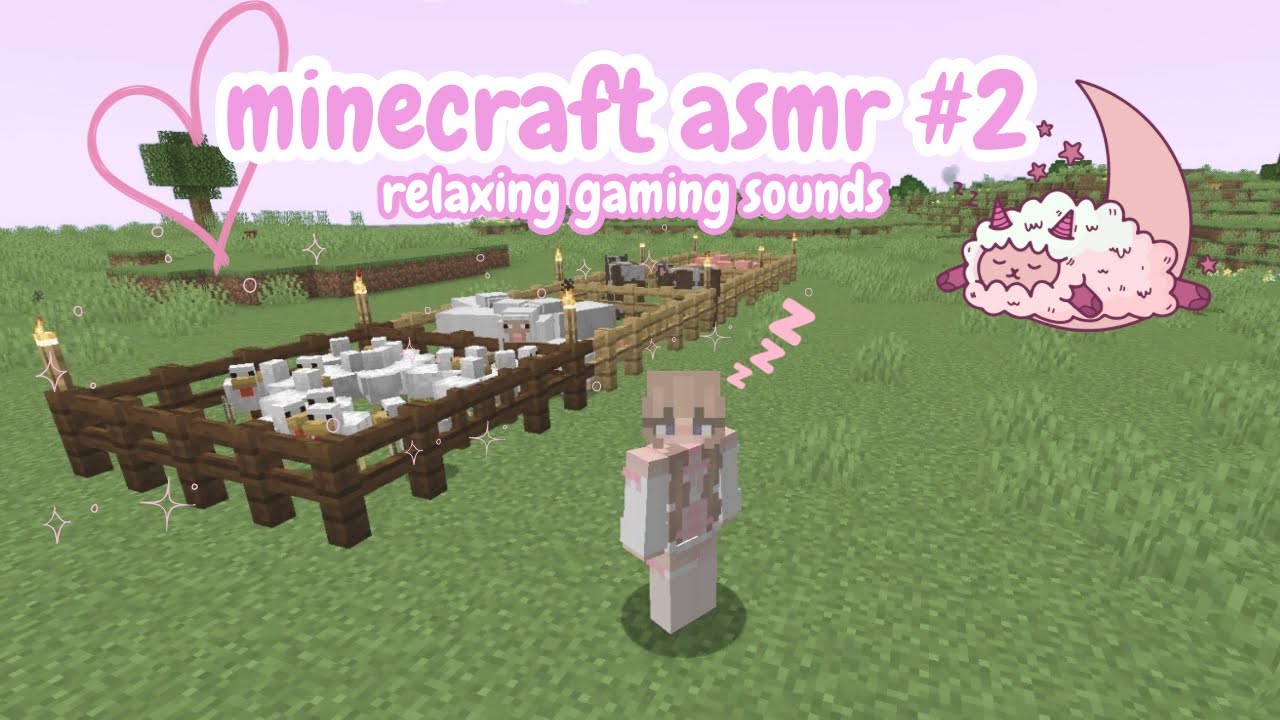 minecraft asmr #2 ೀ let's explore! (rambling, keyboard sounds/ mouse ...