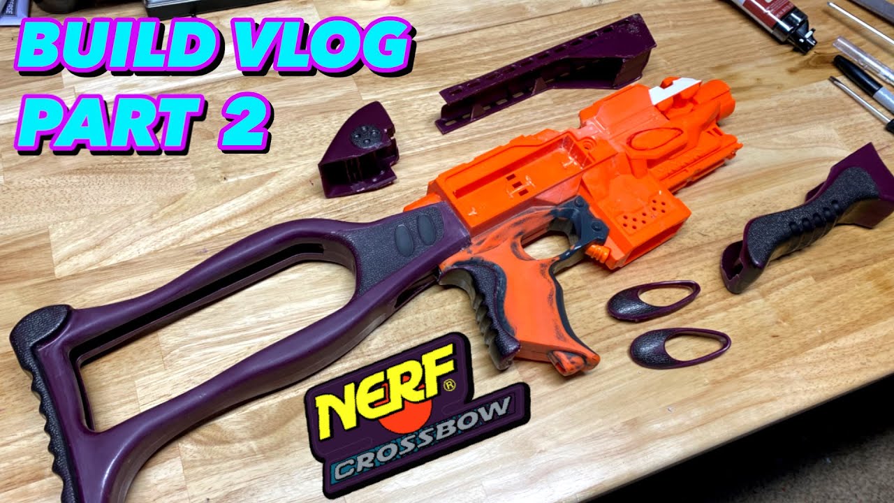 [Nerf Mod] IT HAS BEGUN!!! Nerf Kenner Crossbow, Stryfe Integration ...