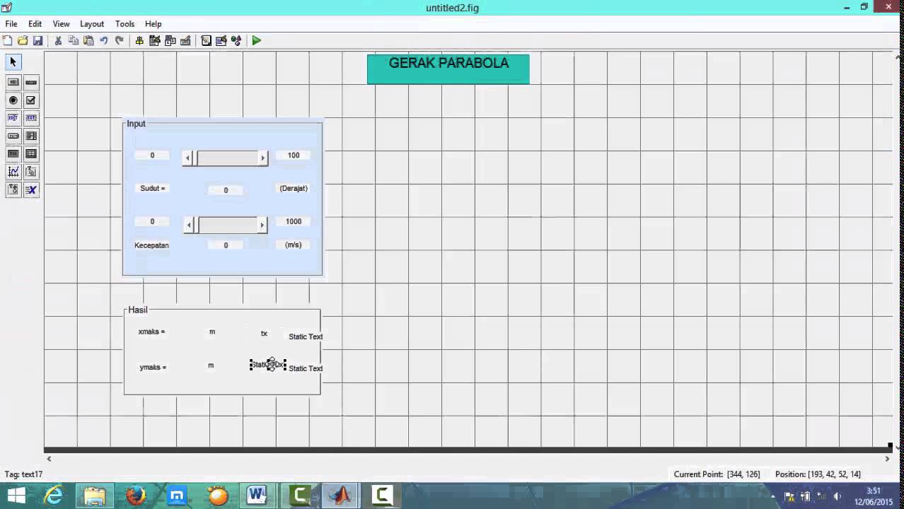 Tutorial Pemograman Gerak Parabola Dengan Matlab Oleh Rikhe YS - YouTube