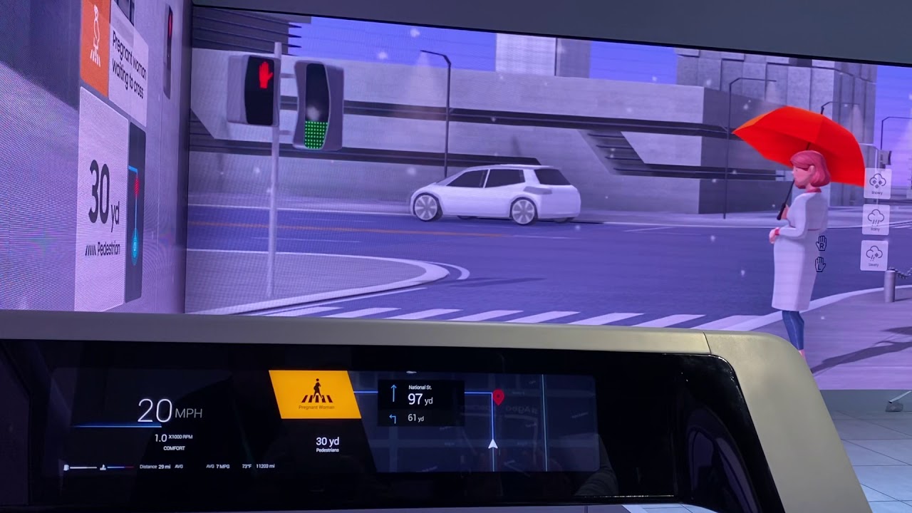 CES 2020 - 5G Vehicle to Everything Technology Demo at Samsung - YouTube