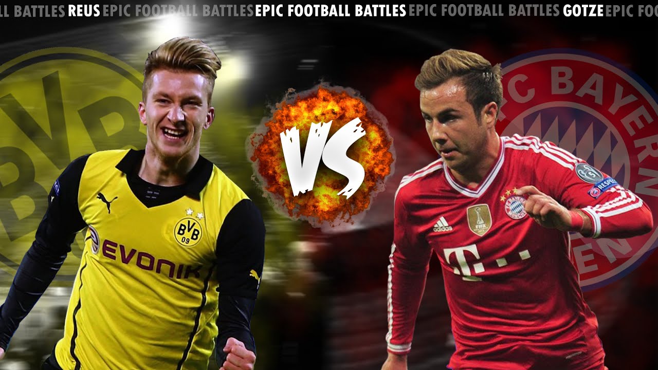 Mario Götze VS Marco Reus | Epic Football Battles | Goals & Skills HD ...