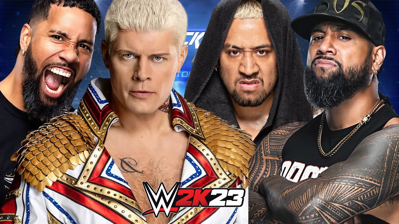 JEY USO & CODY RHODES vs JIMMY USO & SOLO | WWE 2K23 - YouTube