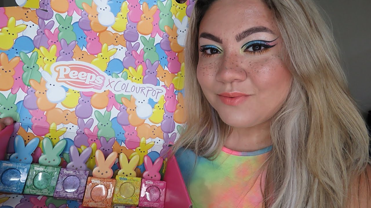 Colourpop Peeps Collection Review and Tutorial - YouTube