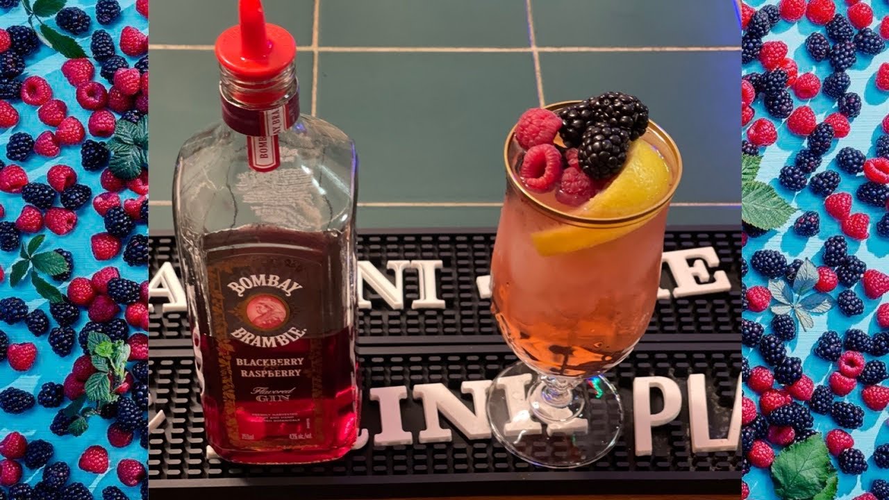 BOMBAY SAPPHIRE RASPBERRY GIN “ BRAMBLE & SONIC “ - YouTube