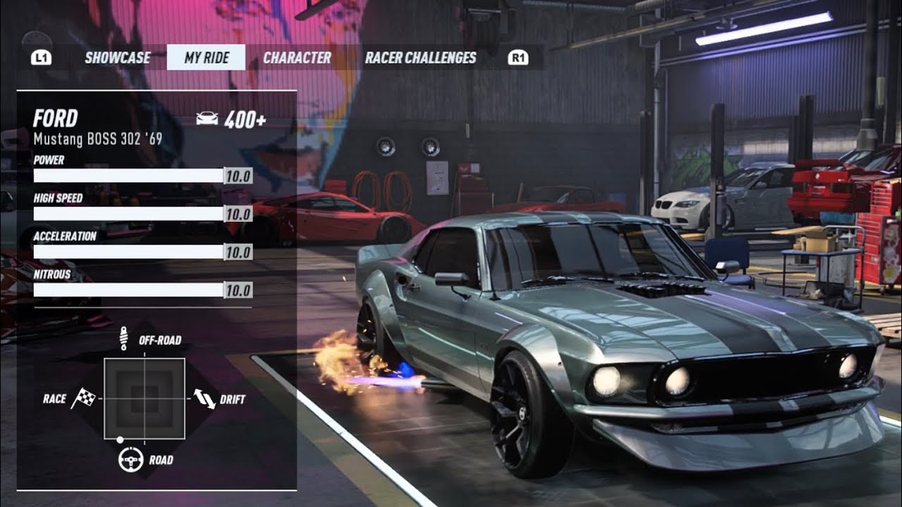 Ford mustang boss 302 RTR widebody 1500hp build 230mph gameplay - YouTube