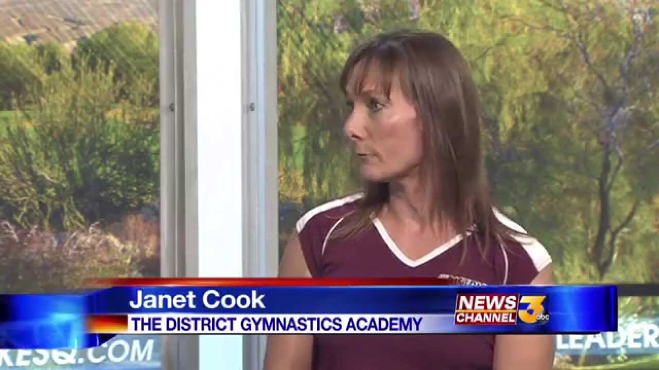 The District Gymnastics Academy Summer Activities Janet Cook - YouTube