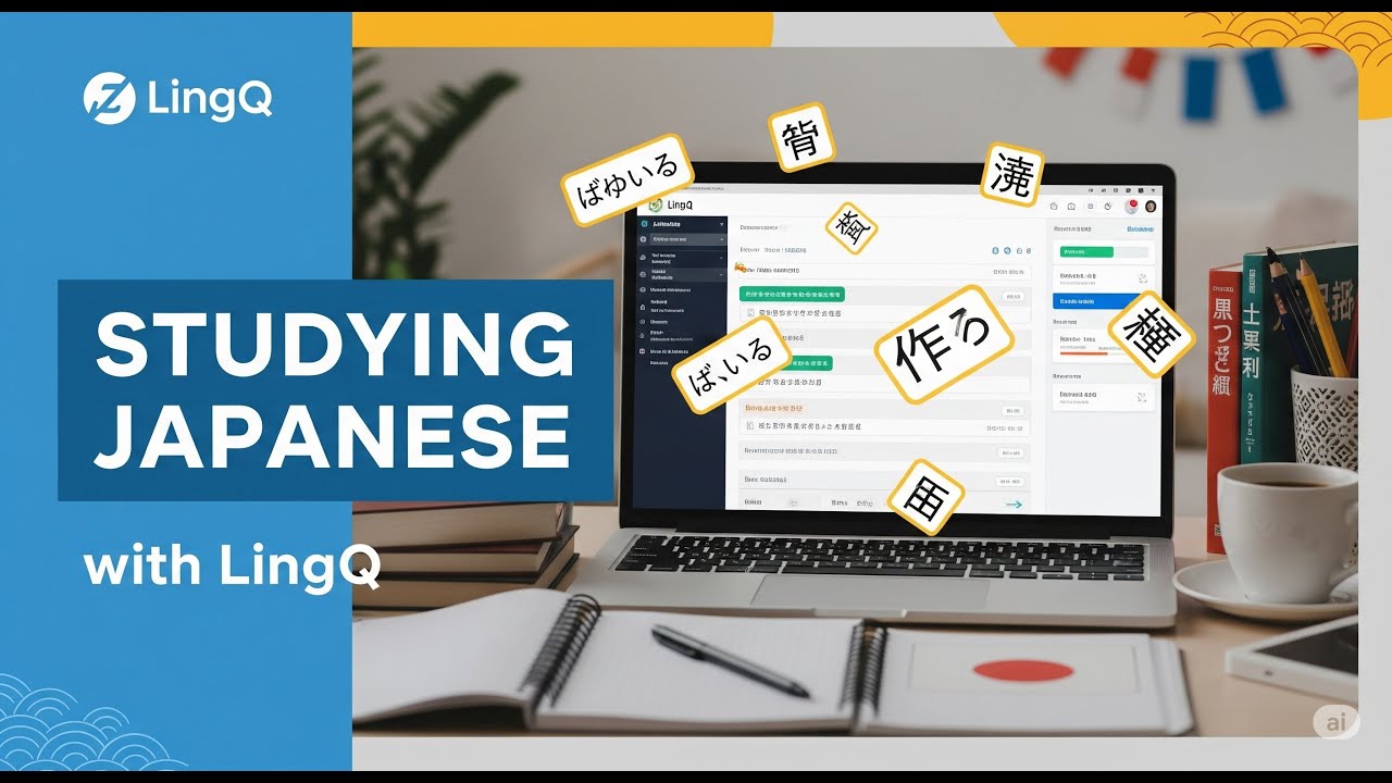 Studying Japanese with LingQ - Real Time Language Learning Session - YouTube