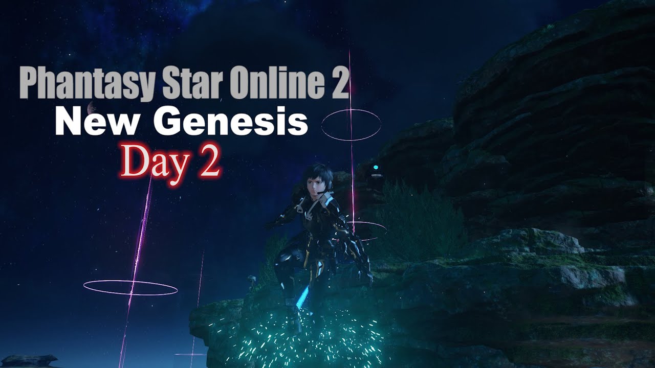 PSO2 New Genesis Day 2 Graphic fix - YouTube