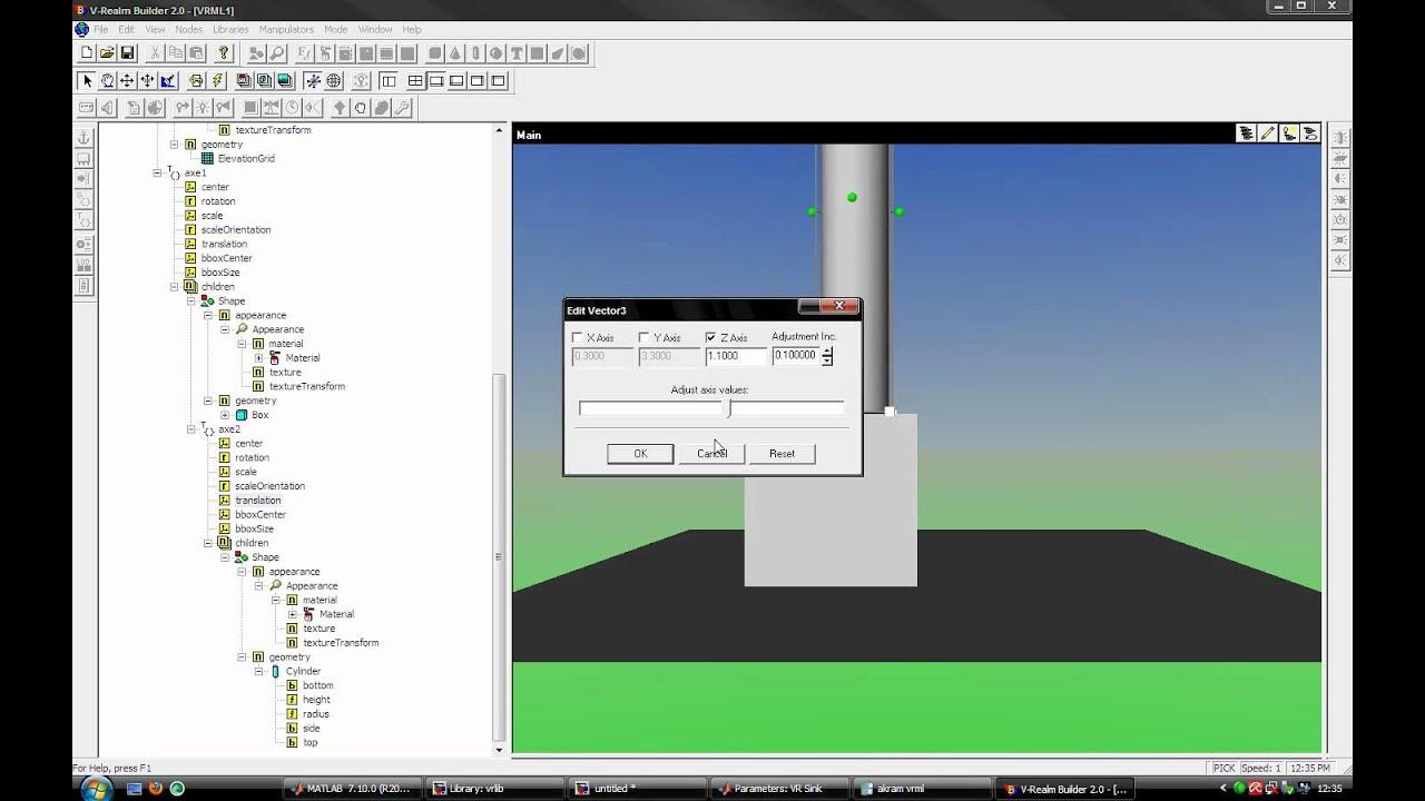 initiation à vrml/matlab - YouTube