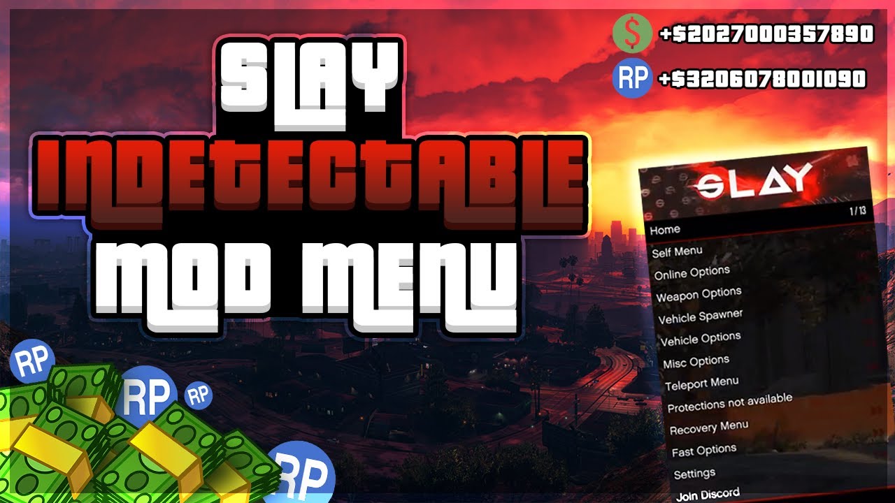 💲SLAY 1.5.2 MOD MENU GRATIS | DETECTADO | GTAV ONLINE PC💲 - YouTube
