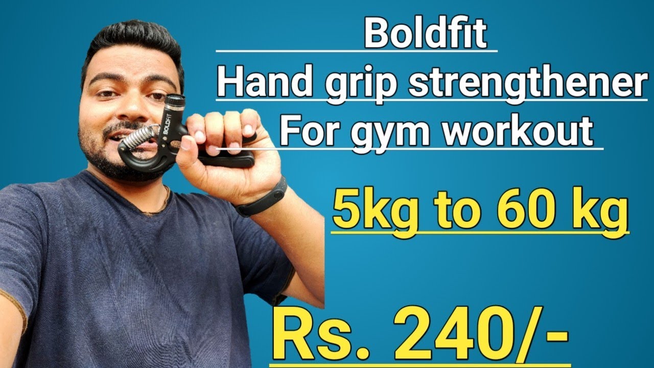 Boldfit hand grip review|| best hand grip under 300 || Gym workout || 5 ...