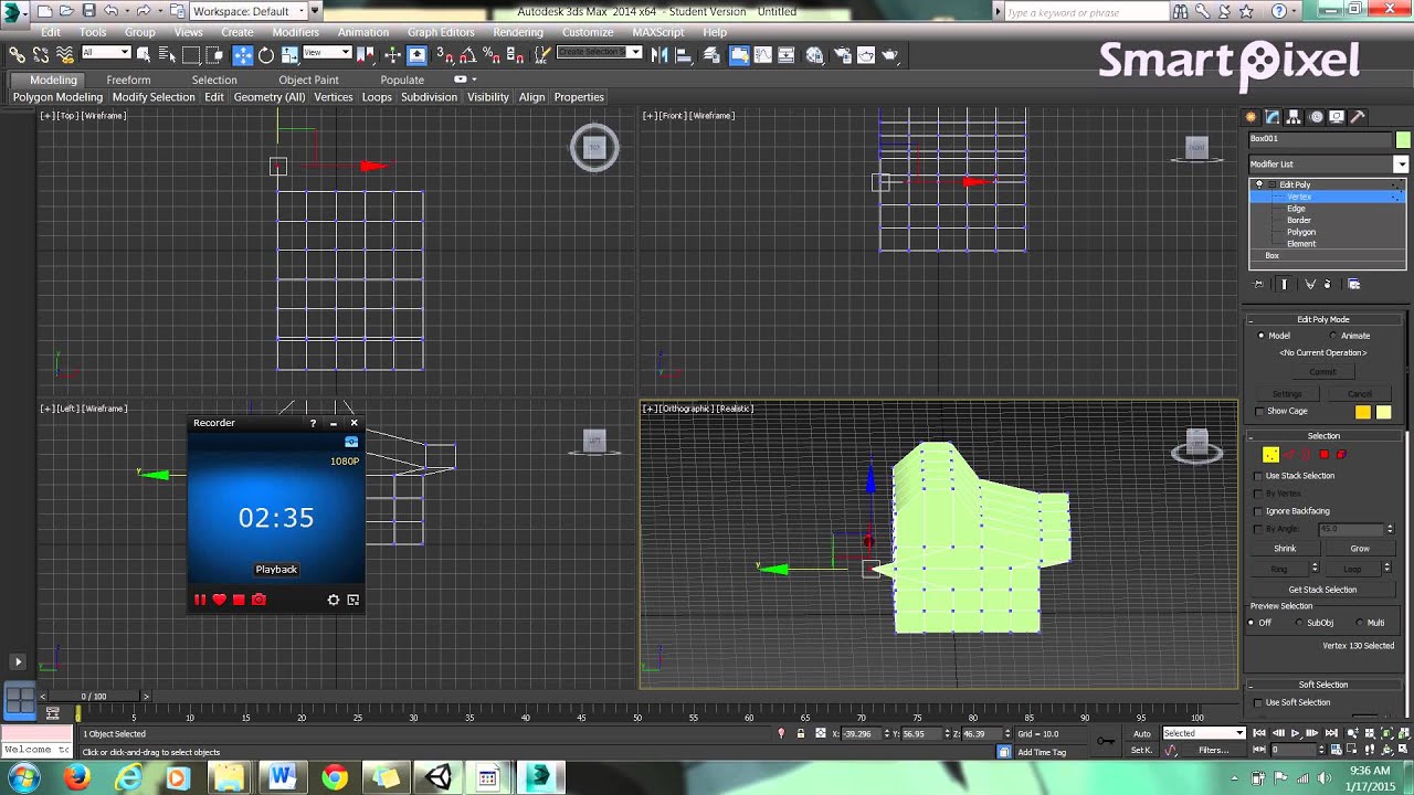 3ds Max Edit Poly Youtube