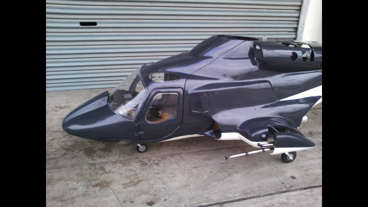 Rc Airwolf for T-REX 600 by Thailand - YouTube