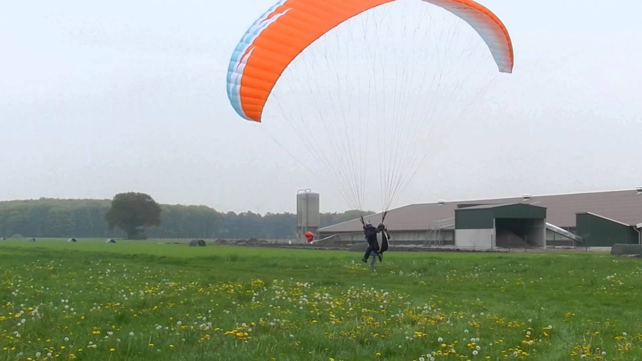 Paragliding take off duo paragliden - YouTube