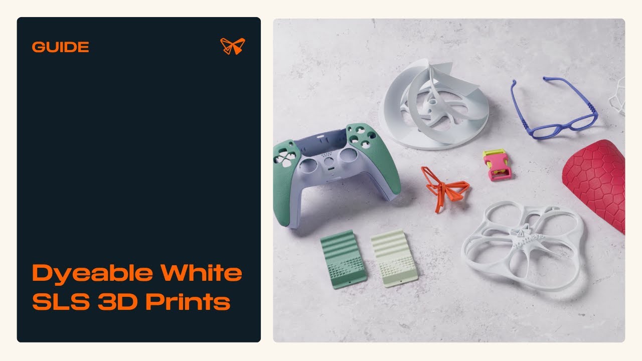 White SLS 3D Printed Parts: Meet Nylon 12 White Powder - YouTube