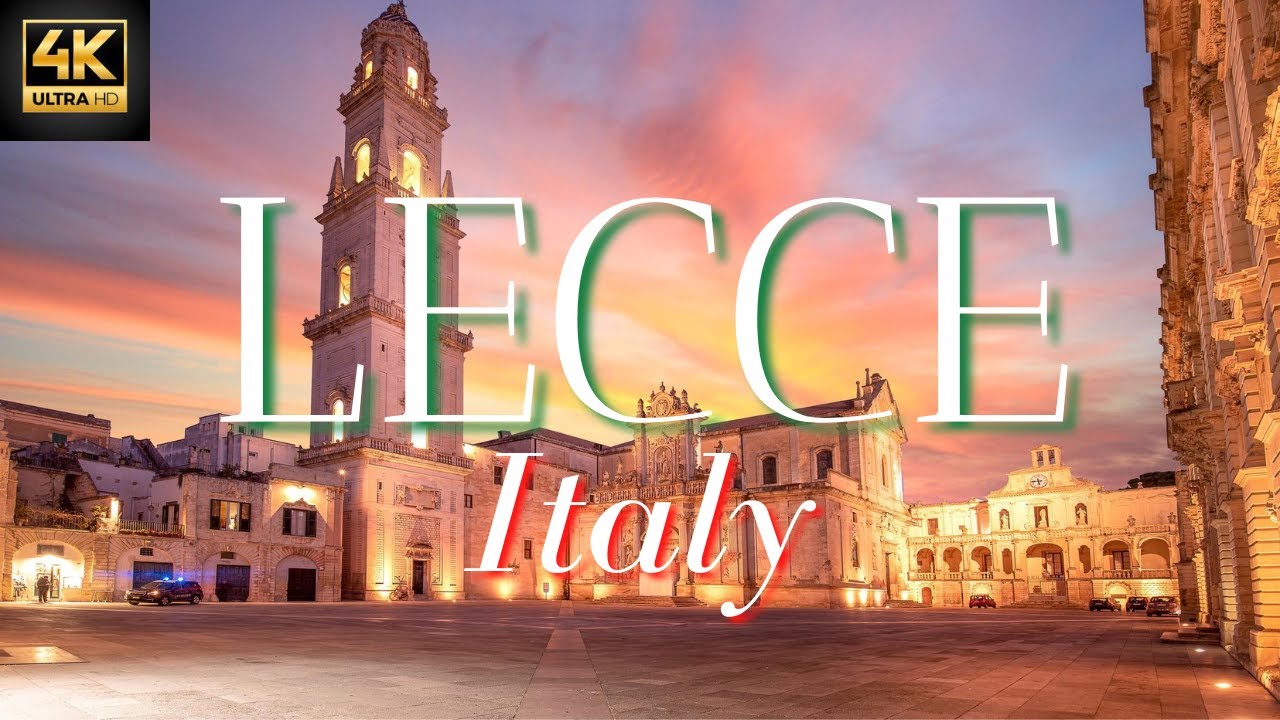 Lecce Citta, Amazing 4k Video, Drone & Walking Tour of (Lecce Puglia ...