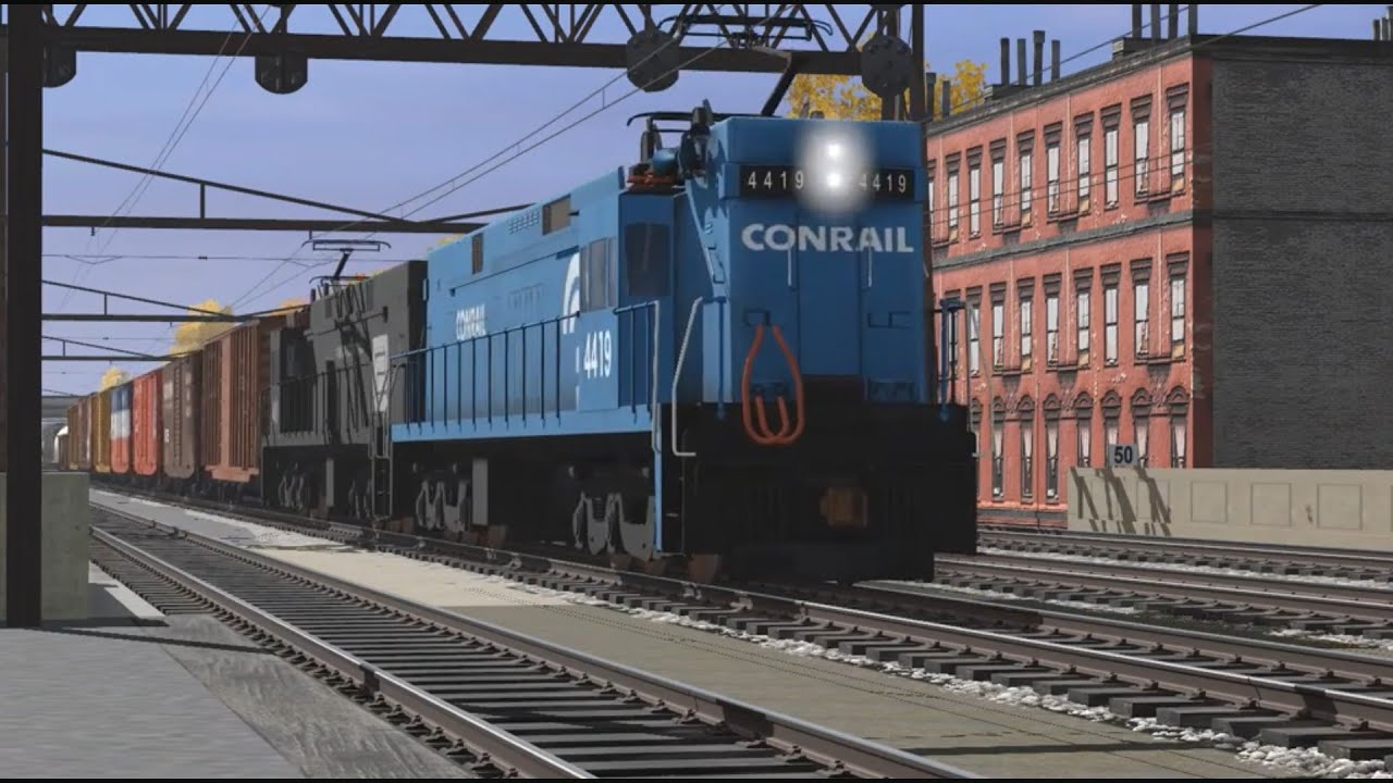 Late 70's Conrail E44 freight on NEC - YouTube