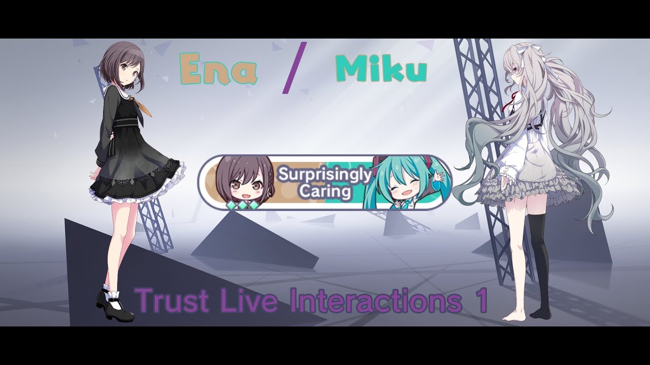 Project Sekai Ena/Miku Trust Rank Live Interaction 1. [Eng/Esp sub ...
