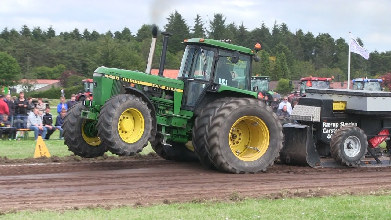 John Deere 4450 Pulling The Heavy Sledge | Tractor Pulling Hjørring ...