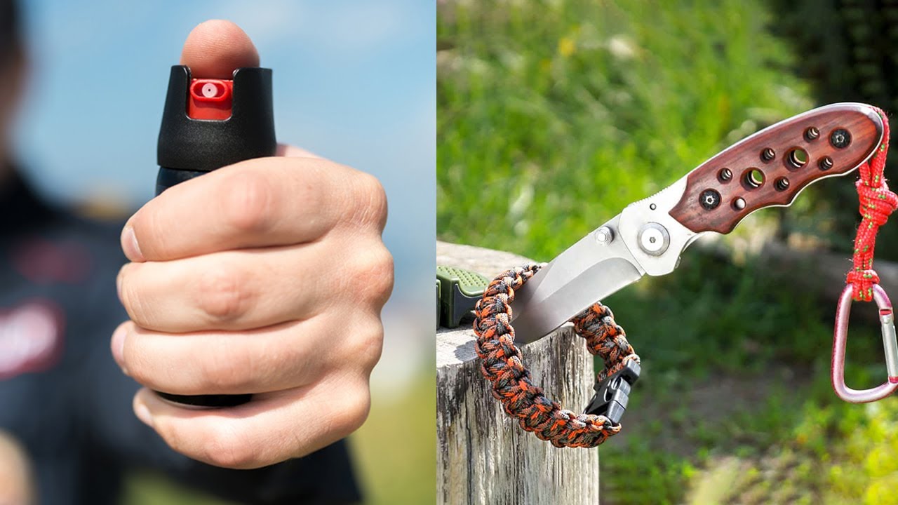 TOP 10 Must Have SELF DEFENSE Gadgets & Gear - YouTube