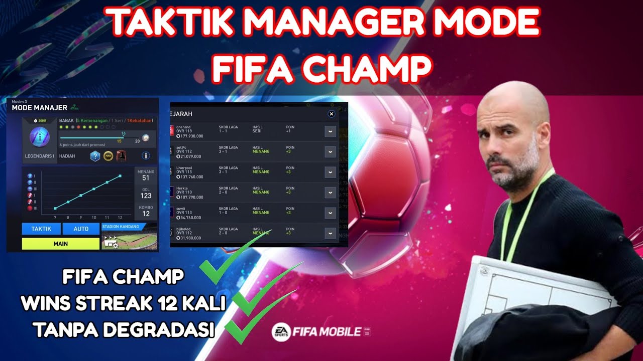 MODE MANAGER || FIFA CHAMPIONS || FIFA MOBILE 2022 - YouTube