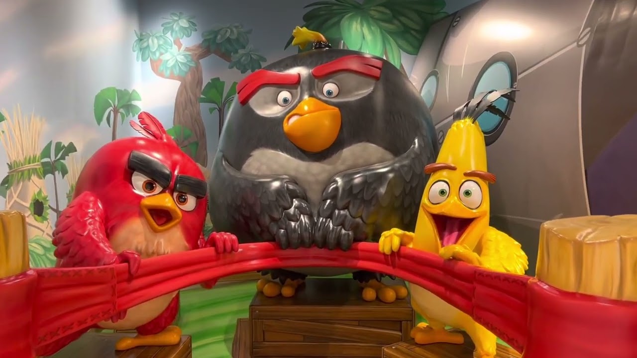 Angry Birds Giant Action Figures - YouTube