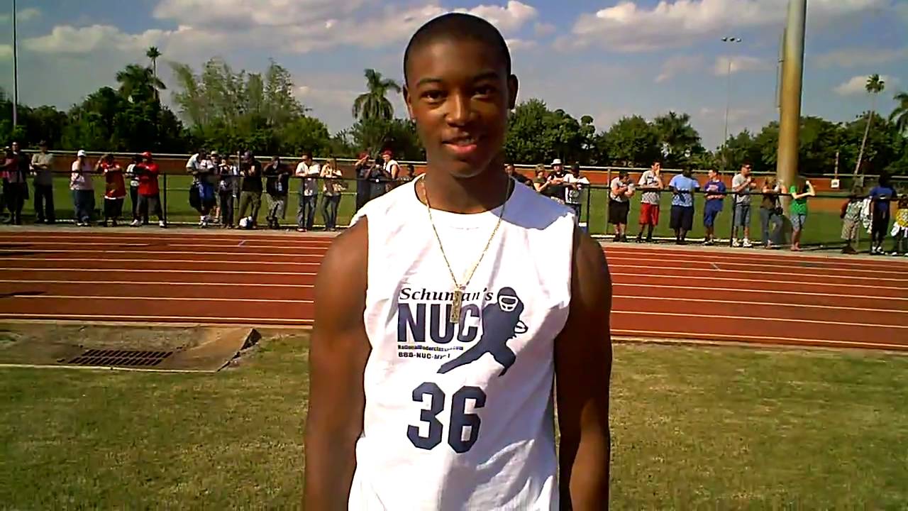 NUC Miami-WR Stud, Davonte Allen, Glades Central, Soph - YouTube