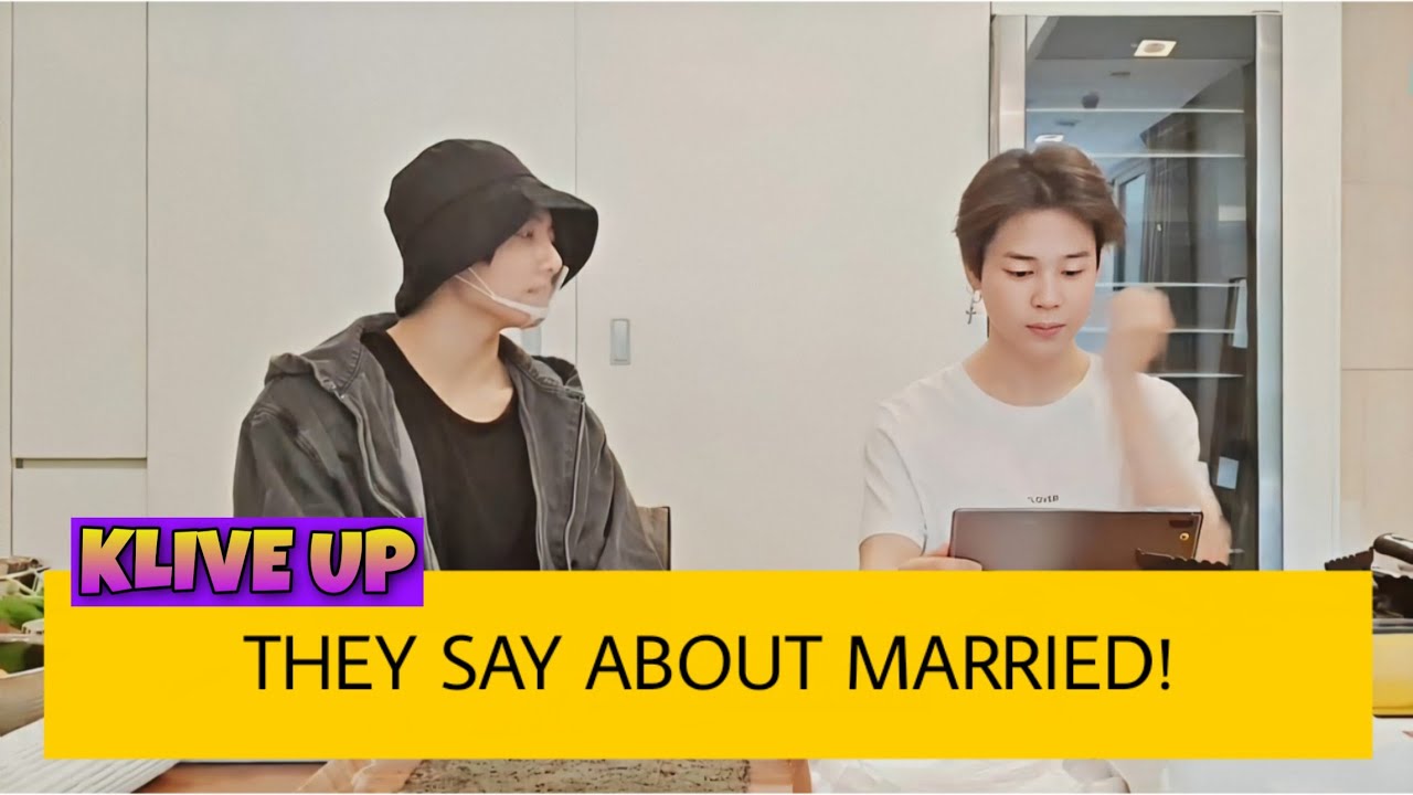 [SUB.ENG/INDO] Jimin and Jungkook BTS say about married!! - YouTube
