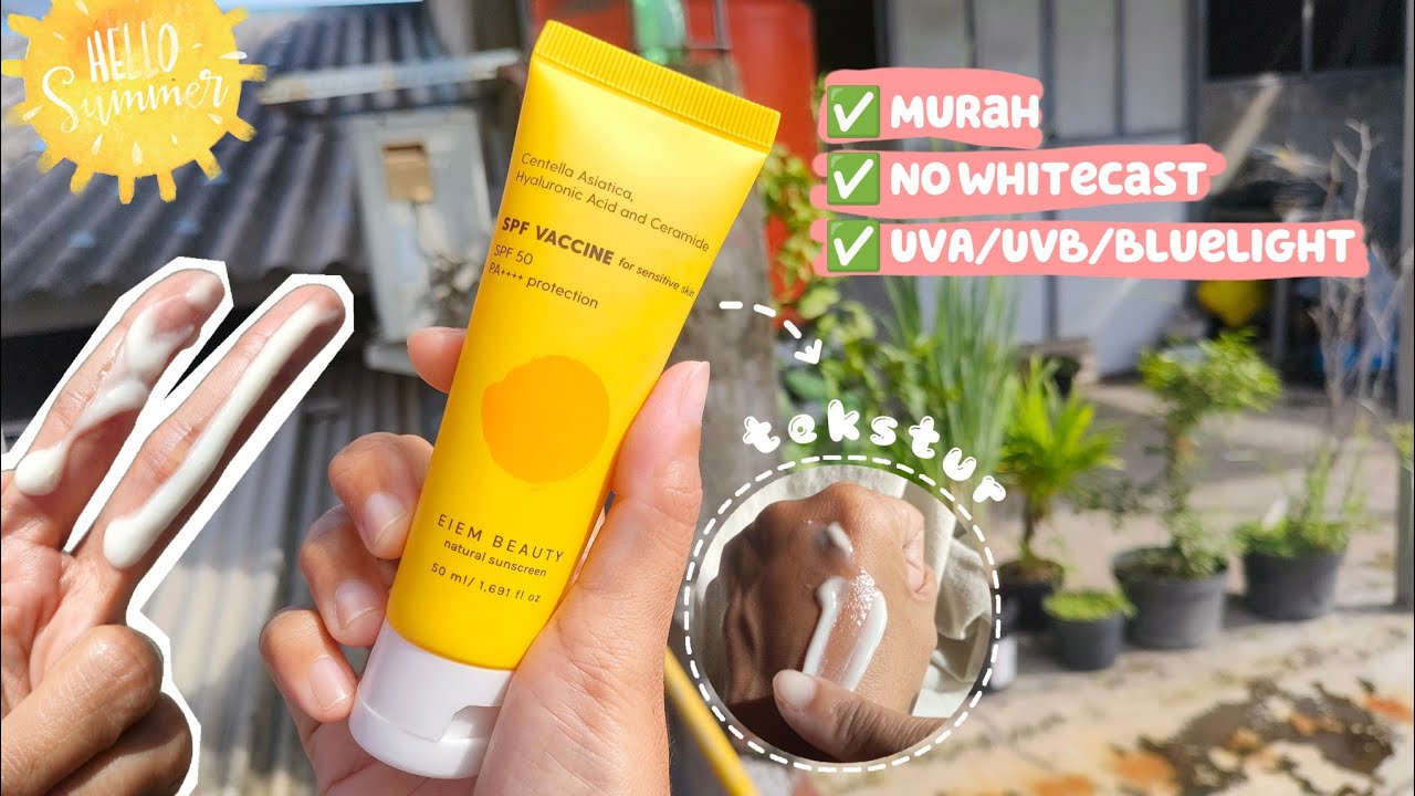 Review Sunscreen Eiem Beauty Terbaru 30 Ribuan | Eiem Beauty SPF ...
