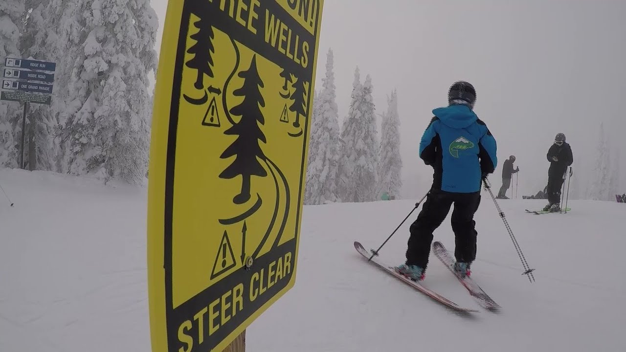 Snowboarder's death highlights the dangers of tree wells - YouTube