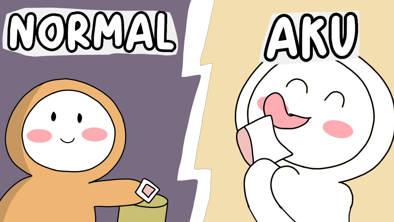 orang normal vs aku: kebiasaan yang dilakukan #1 - YouTube