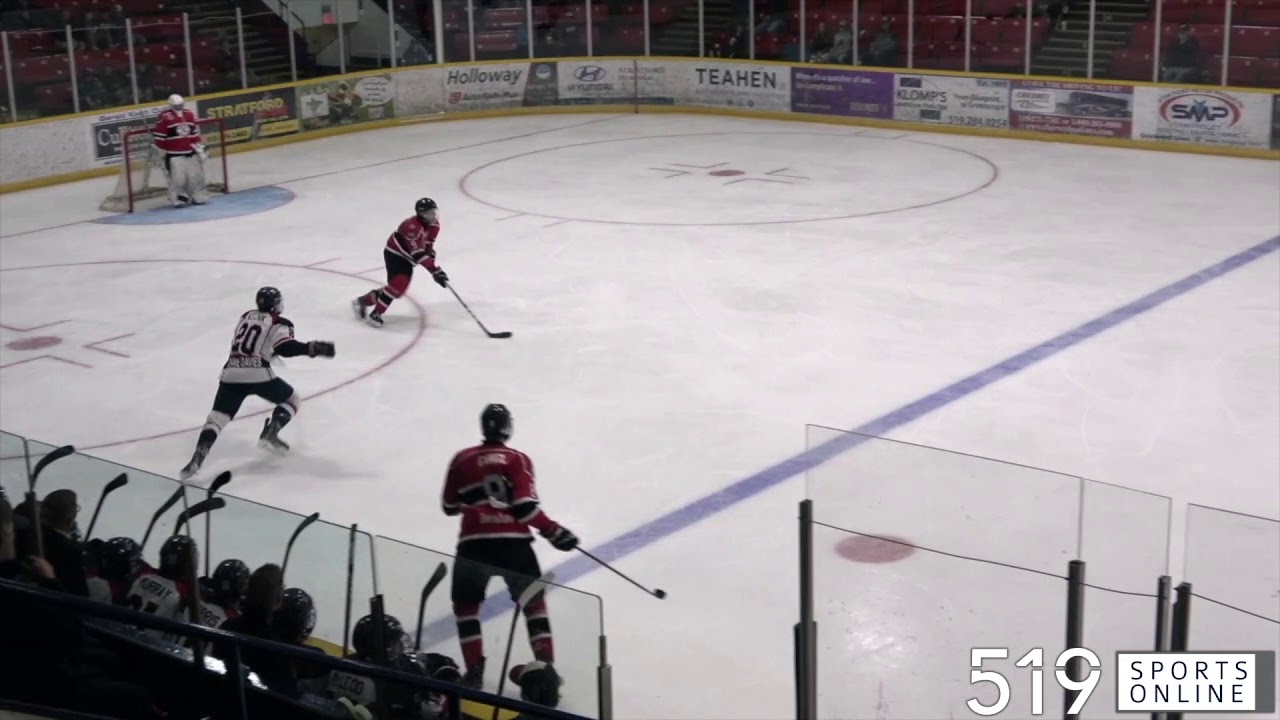 GOJHL - Listowel Cyclones vs Stratford Warriors - YouTube