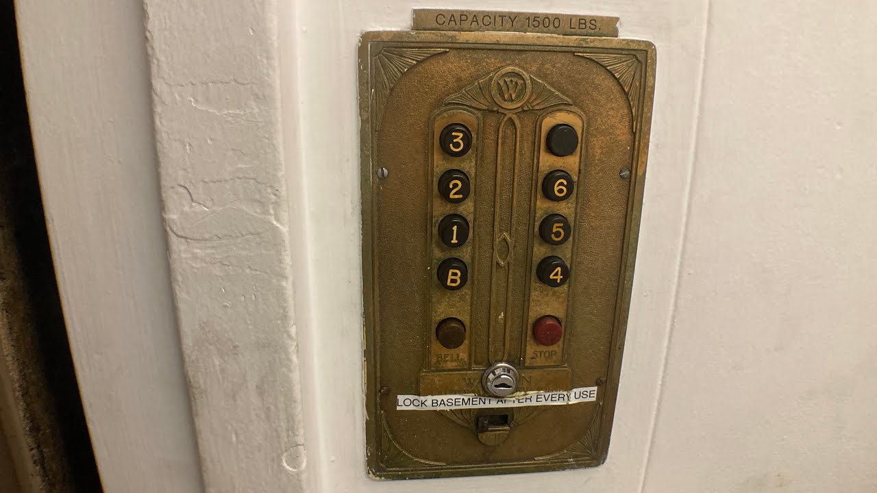 Amazing 1940’s Watson Single Speed Traction Elevator On The Upper East ...