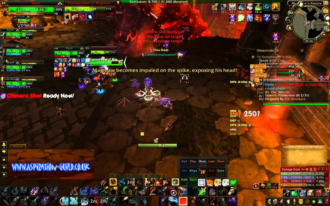 Aspiration vs Magmaw 10 - YouTube