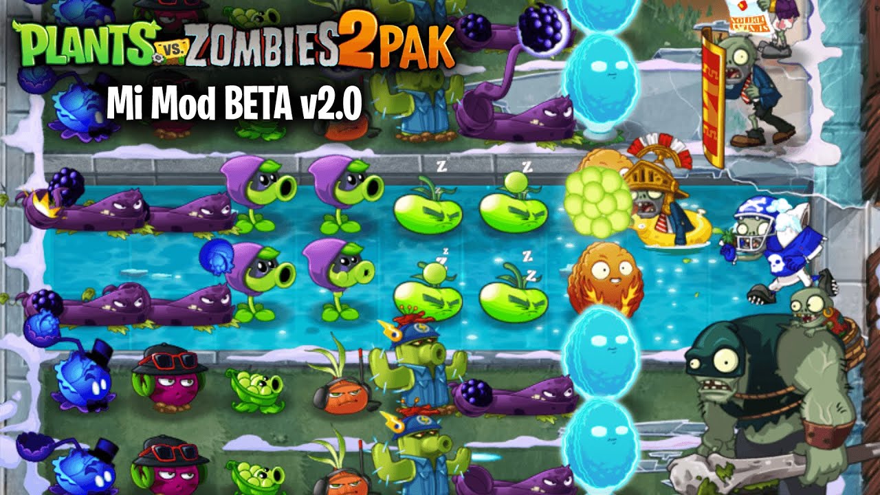 PvZ 2 PAK Mi Mod BETA v2.0 Widescreen | Stunion, Ultomato, Blastberry ...